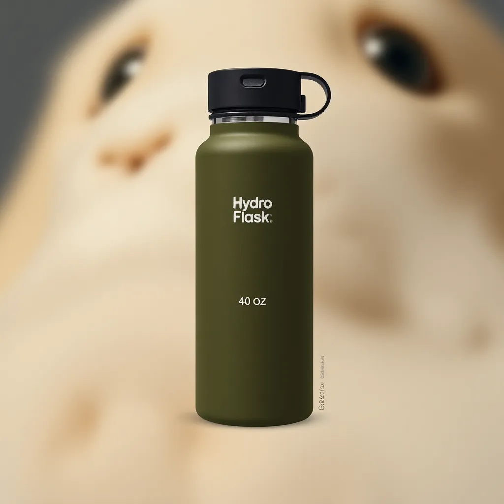 Hydro Flask 40 oz Olive: Blend of Style and Functionality