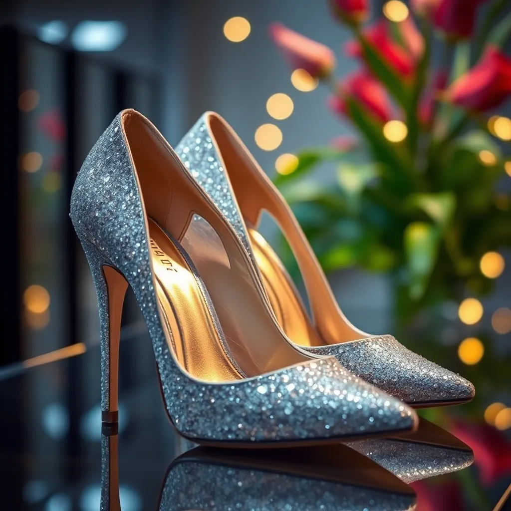 The Allure of Silver Glitter Heels for Prom Night